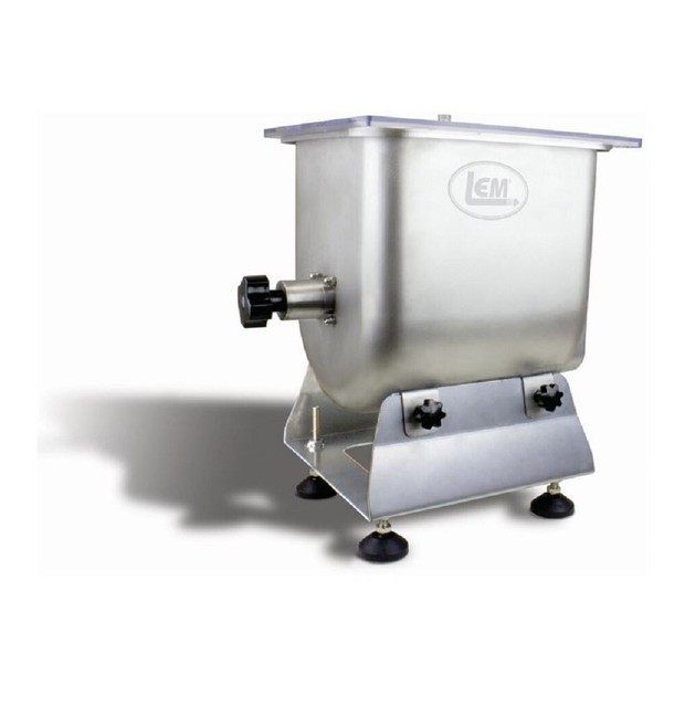 LEM Products 1733 25 Lb. Capacity Stainless Steel Manual Meat Mixer for ...