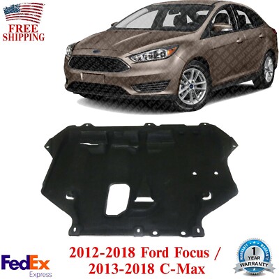 Front Engine Splash Shield Under Cover For 2012-2018 Ford Focus /2013 ...