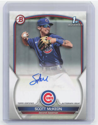 2023 Bowman #PPA-SM Scott McKeon Prospect Autographs | eBay