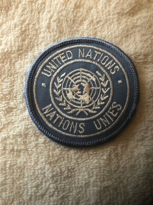 UNITED NATIONS SHOULDER PATCH - LIGHT BLUE VARIATION ..... MINT | eBay