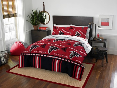 Atlanta Falcons NFL 5-Piece Full Bed in a Bag Comforter Set | eBay