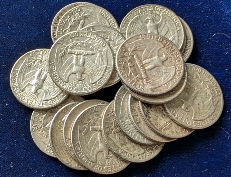Silver Quarters - 20 circulated Silver Quarters | eBay