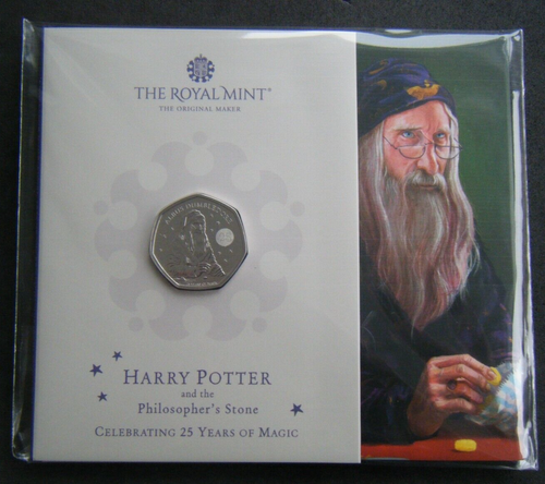 2023 Albus Dumbledore Harry Potter 50p Fifty Pence Coin BU Pack - in ...