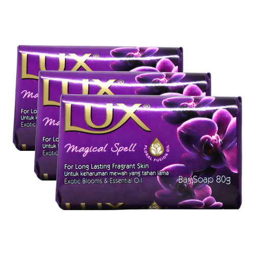 Lux magical spell bar soap 80g for long lasting fragrant skin pack of 3 ...