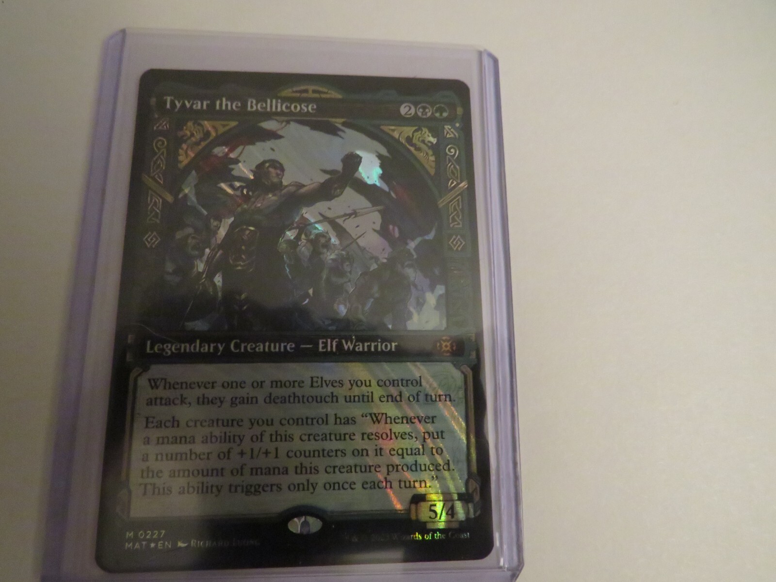 Tyvar the Bellicose (Halo Foil) March of the Machine: The Aftermath ...