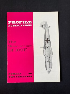 Profile Publications #40 The Messerschmitt Bf 109E | eBay