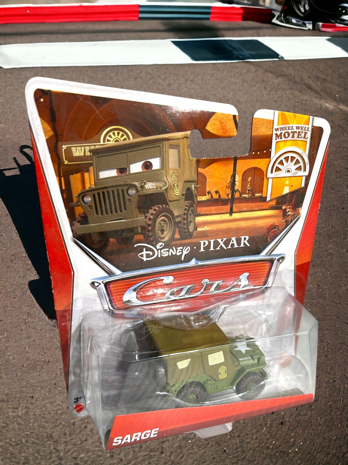 Disney Pixar Cars Wheel Well Motel Sarge Mattel New 746775239879 | eBay