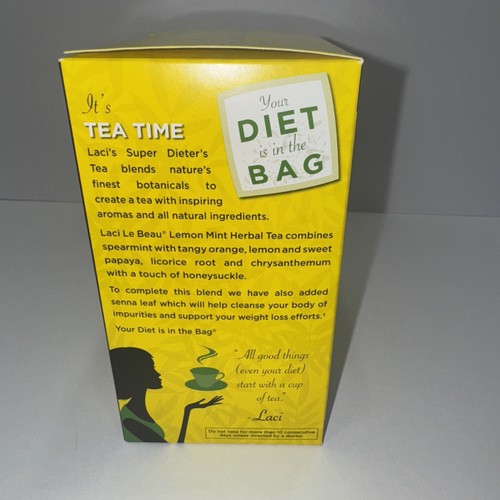 Laci Le Beau Super Dieter's Tea( Lemon Mint, 10/25) | eBay