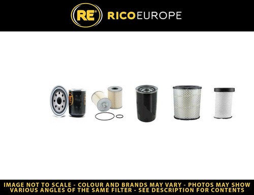 Filter Kit Fits TAKEUCHI TB240 Air Oil Fuel w/Yanmar 4TNV88C-S-T-B Eng ...