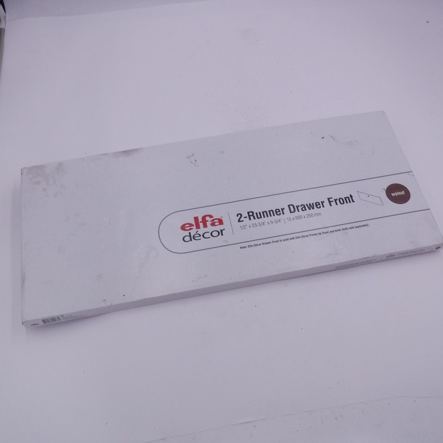 elfa decor Fascia WHITE 1 1/2" x 1 1/4" 18" LONG for sale online | eBay