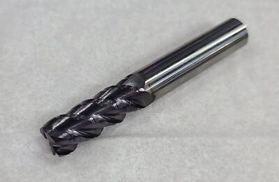 3/8" End Mill Solid Carbide 4 Flute Chip Breakers | eBay