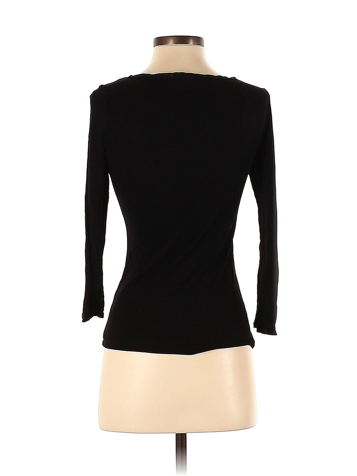 Zara W&B Collection Women Black 3/4 Sleeve T-Shirt M | eBay
