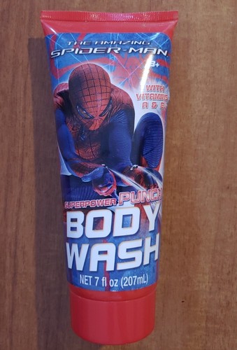 Marvel The Amazing Spider-Man 2012 Movie Body Wash Super Power Punch 7 ...