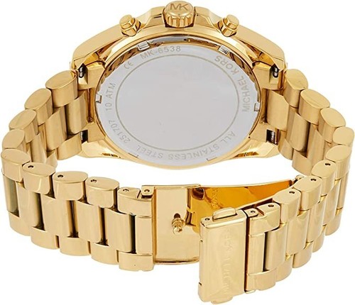 Michael Kors MK6538 Women's Gold Dial Stainless Steel Bracelet Quartz ...
