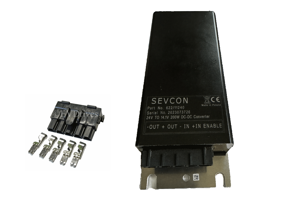 Sevcon DC/DC Isolated Converter / Voltage Reducer 24 to 12V, 300 Watt ...