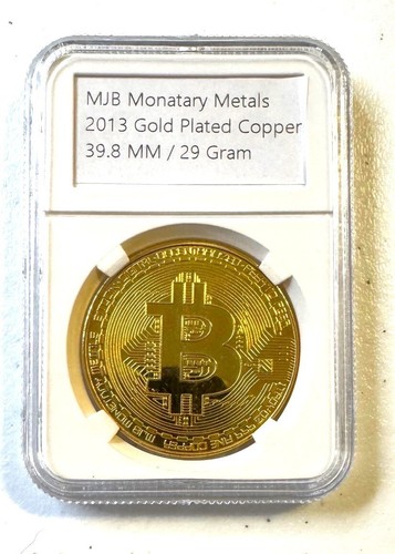 2013 Physical Bitcoin / MJB Monetary Metals Art Round / Mint ...