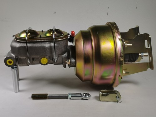 NEW 8" Dual Zinc Power Brake Booster Kit 1960-66 Chevy C10, C20 Drum ...