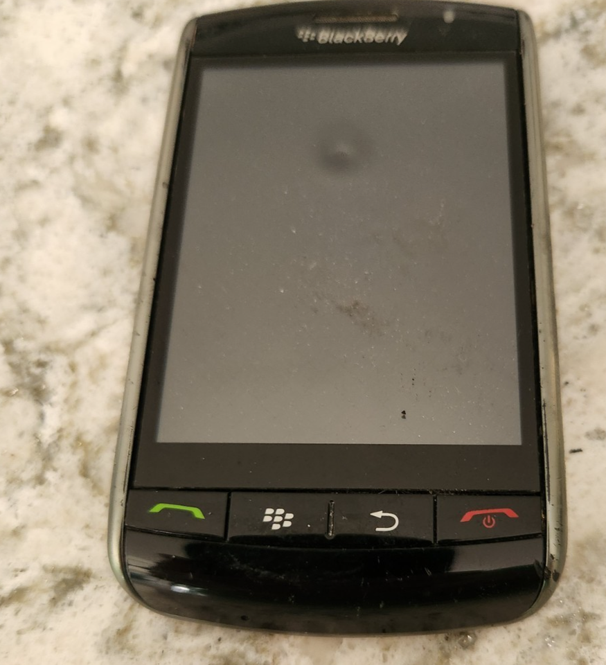 LOT 3 VINTAGE CELL PHONES, NOT TESTED. PALM TREO, BLACKBERRY AND ...