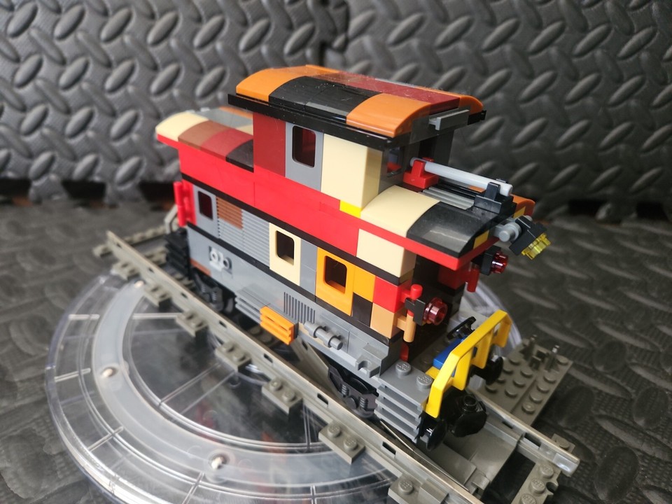 Lego City Town Train - Caboose 6x18 Custom - Rust Old Look Lot 3 | eBay