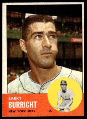 1963 Topps Larry Burright ^ New York Mets #174 | eBay