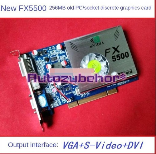 1pc Used Geforce FX5500 256mb VGA DVI | eBay