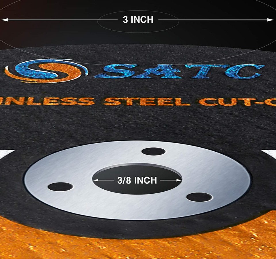 25PCS 3 inch Cut Off Wheels 3/8" Arbor Metal Cutting Disc Die Grinder ...