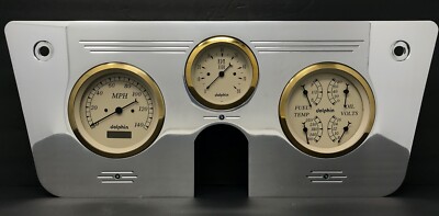 1967 1968 1969 1970 1971 1972 Chevy Truck 3 Gauge Dash Panel Insert 5 ...