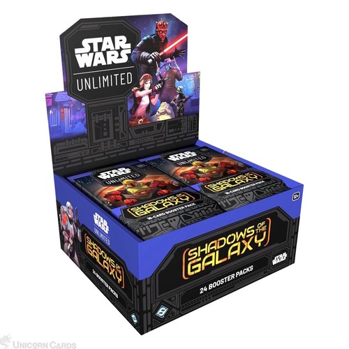 Star Wars: Unlimited - Shadows of the Galaxy Booster Display Box (24 ...