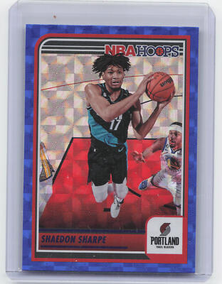 2023-24 Hoops #166 Shaedon Sharpe Hyper Blue | eBay
