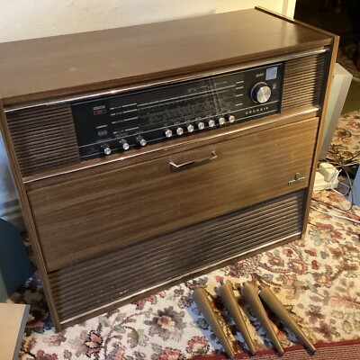 Vintage 1960’s Grundig Radiogram With Turntable Made In Germany | eBay UK