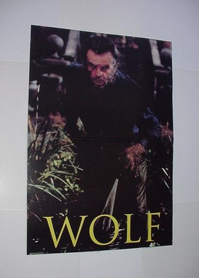 Wolf Poster Jack Nicholson Werewolf 1994 Horror Movie | eBay