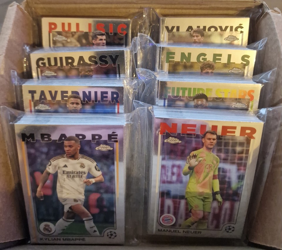 Topps UCC Chrome 24/25 - Complete base set 200 cards! Including Rookies ...