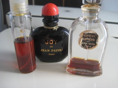 lot mini Vintage **PARFUM** Jean Patou Joy Moment Supreme pure perfume ...
