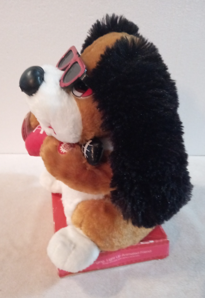 Dan Dee Valentine plush light-up singing dancing animated plush Dog NWT ...