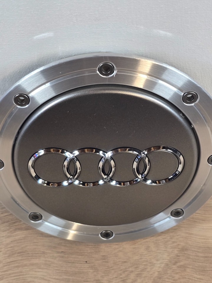 Audi A4 A6 Chrome Wheel Center Cap Hubcap Rim Cap Emblem Badge 148mm ...
