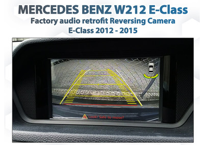 Mercedes Benz W212 C207 E class Rearview backup reverse camera Retrofit ...