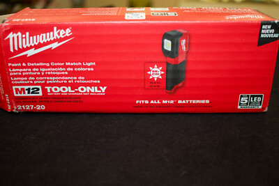 Milwaukee 2127-20 M12 Paint & Detailing Color Match light NEW | eBay