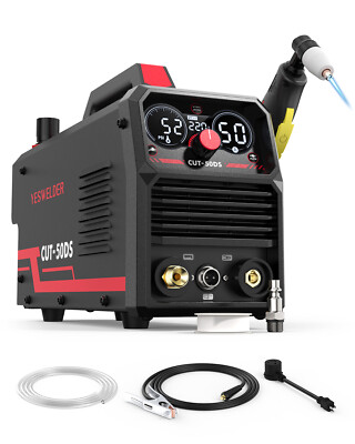 110/220V Plasma Cutting Machine YesWelder 50AMP Air Plasma Cutter IGBT ...