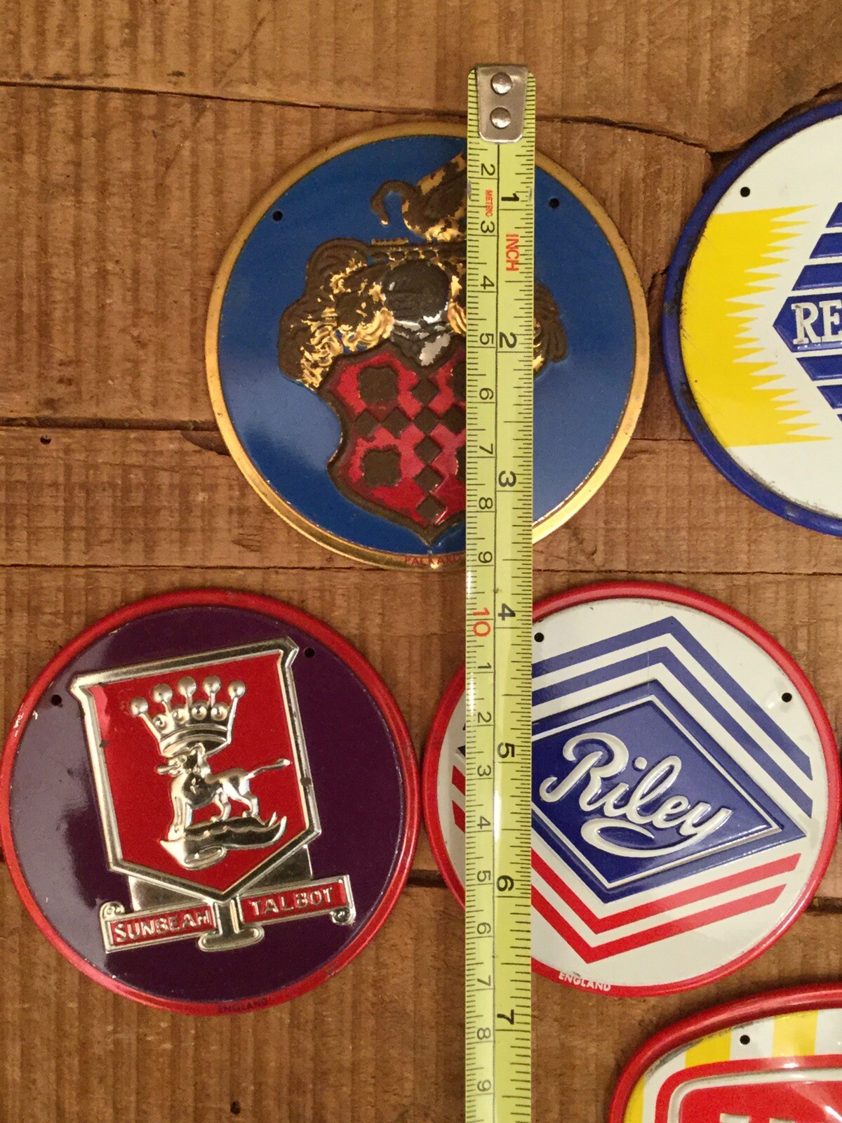 Vintage 1950’s Collection Of 11 Cereal Box Tin Car Emblem Bagdes ...