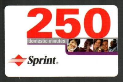 SPRINT Domestic Minutes 250 ( 2004 ) Phone Card ( EXPIRED ) | eBay