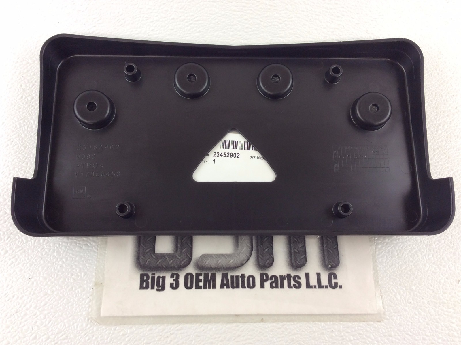 2017-2020 Cadillac XT5 Front License Plate Bracket Black new OEM ...