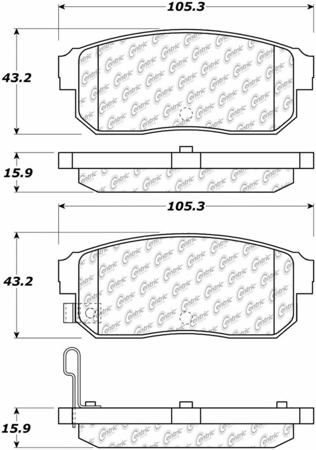BRAND NEW PRONTO REAR BRAKE PADS LMD900 / D900 FITS VEHICLES ON CHART ...