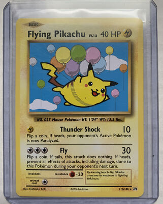 Flying Pikachu 110/108 Regular Secret Rare XY Evolutions 2016 | eBay