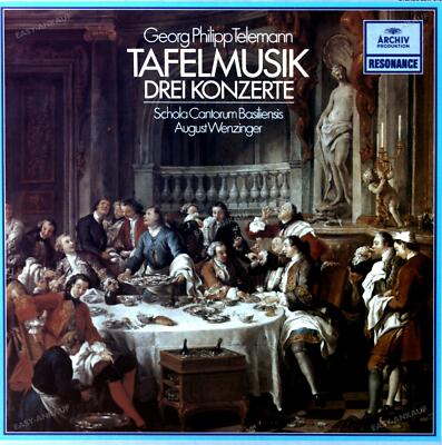 Telemann, Wenzinger - Tafelmusik - Drei Konzerte LP ' | eBay