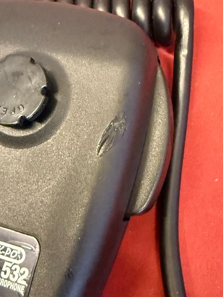 K-Po NM-532 CB Power Mic Amplified Microphone Mike (Marks On Back ...