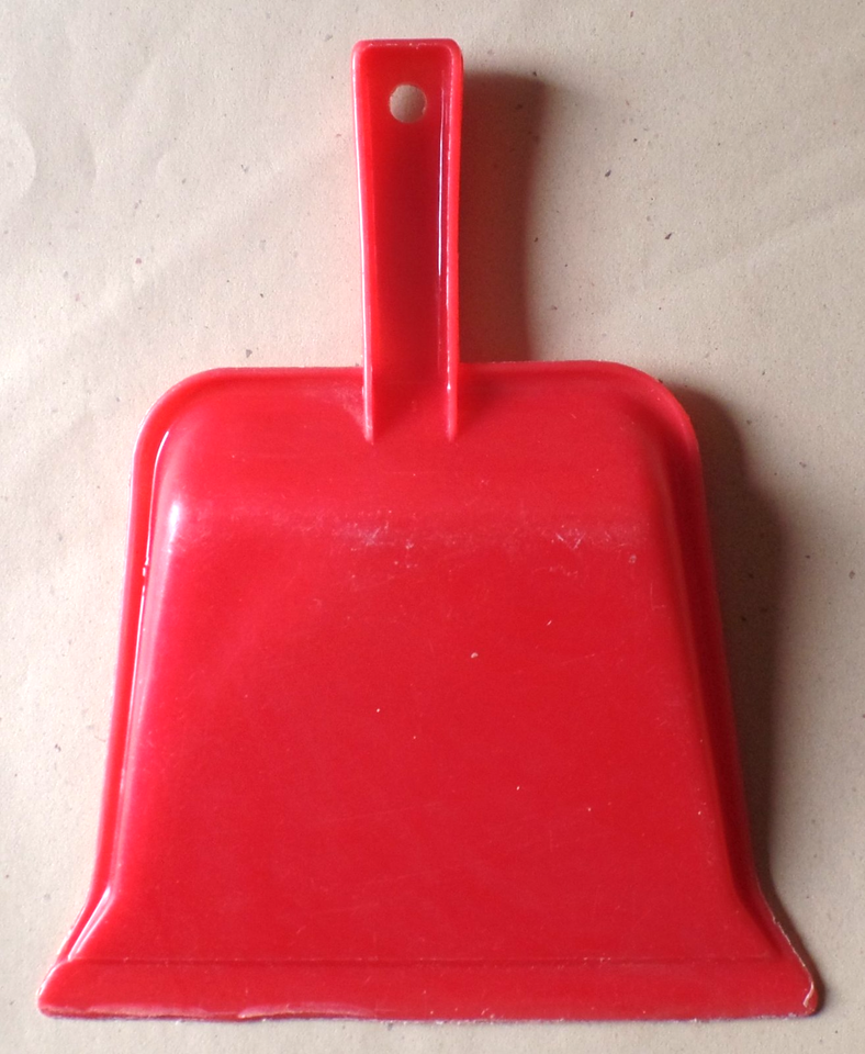 Vintage Small Hand Held Red Dust Pan | eBay