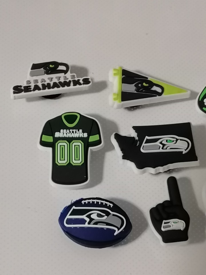 NFL Seattle Seahawks Shoe Charms Pins Schuhanstecker für Clogs und ...