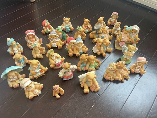 Cherished Teddies by Enesco lot of 29 with Shelves | eBay