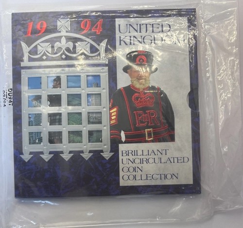 1994 The Royal Mint Annual 8 Coin Set Collection Brilliant Uncirculated ...