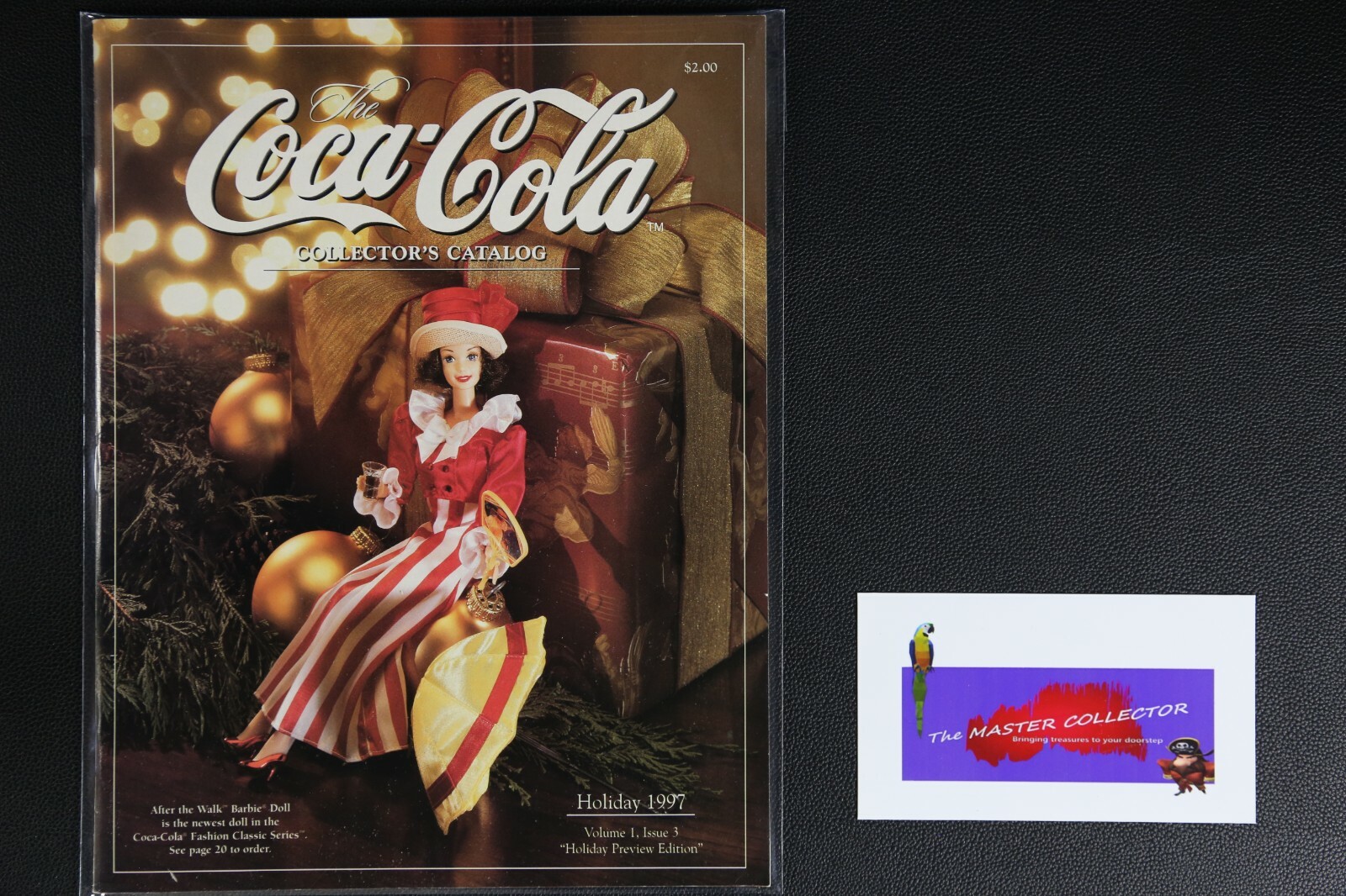 💎THE COCA COLA CATALOG HOLIDAY 1997 COLLECTOR'S CATALOG BARBIE VOL 1 ...